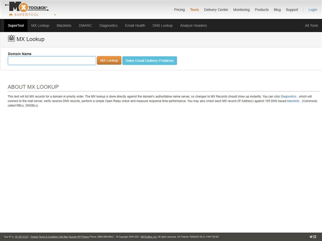 MXToolBox | Netguide
