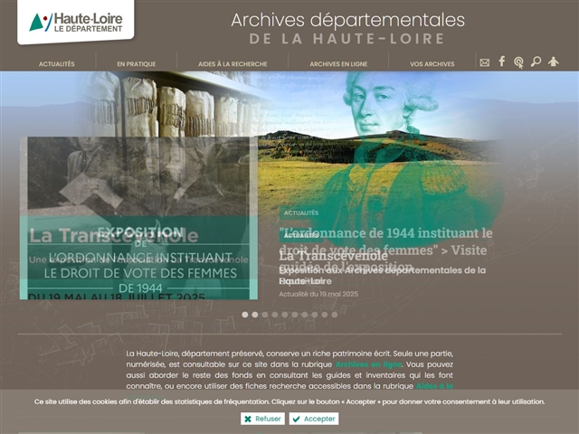 Haute-Loire (43) - Archives départementales | Netguide